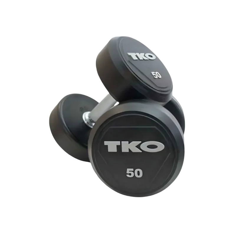 Buy TKO Solid Steel Rubber Dumbbells UAE | Save 10%